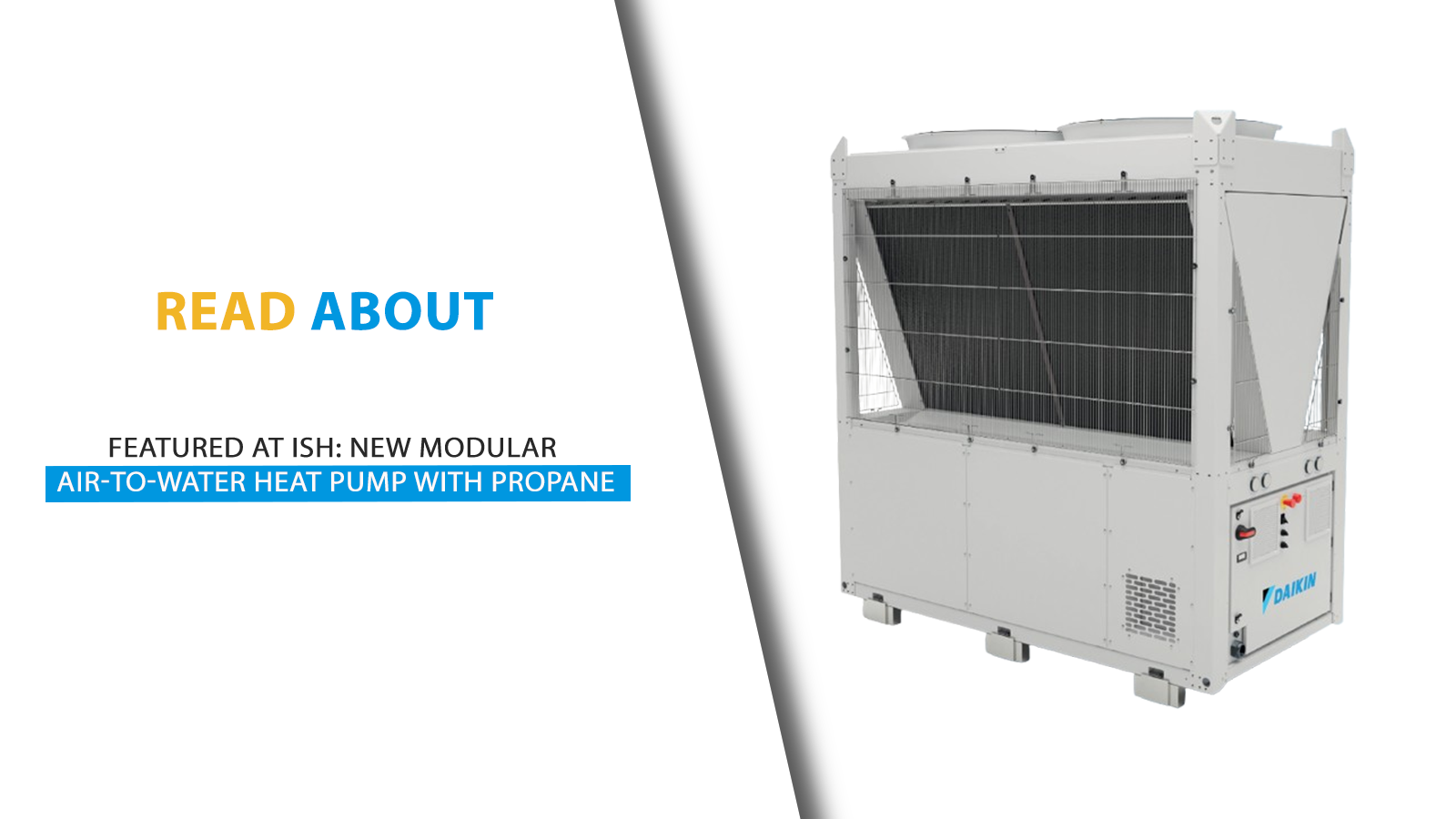 Featured at ISH: New Modular Air-to-Water Heat Pump with Propane