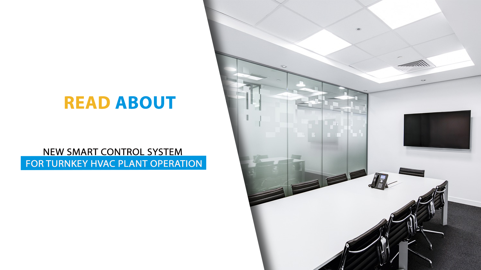 New Smart Control System for turnkey HVAC plant operation